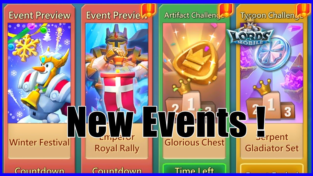 Lords mobile New Upcoming Event Winter Festival - YouTube