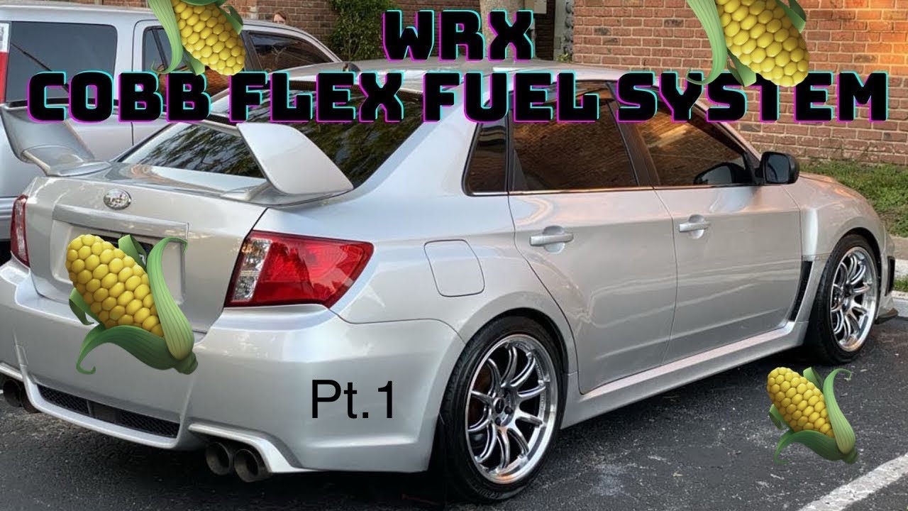 2011 Subaru WRX Cobb Flex Fuel Kit Installation. Part 1. - YouTube