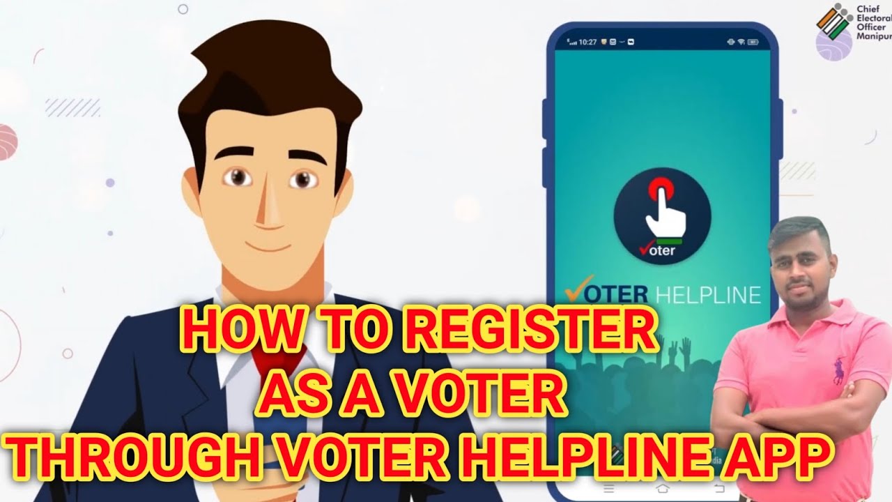 HOW TO REGISTER AS A VOTER THROUGH VOTER HELPLINE APP....📱📱📱📱📱📱 - YouTube