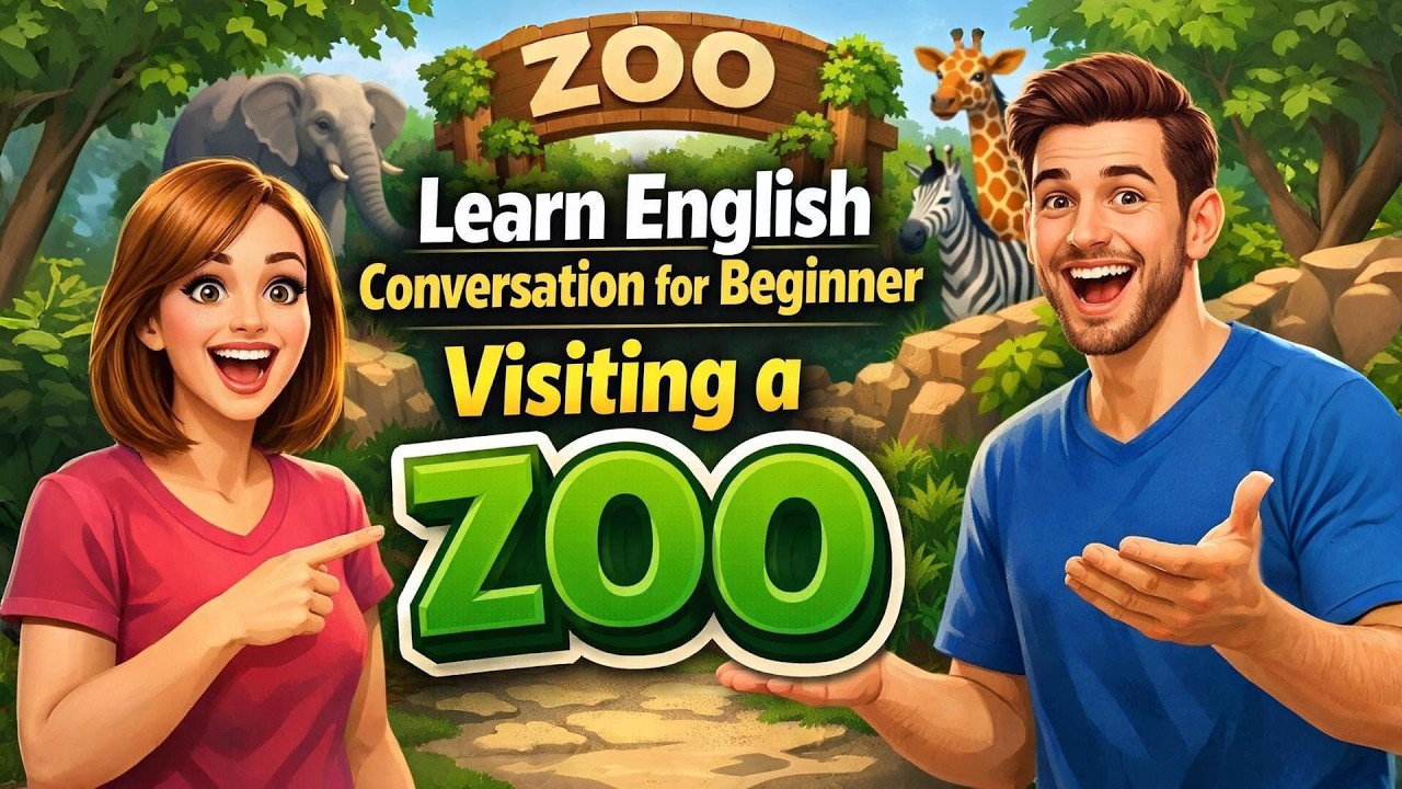 Visiting a Zoo | Learn English Conversation for Beginners and Practice ...