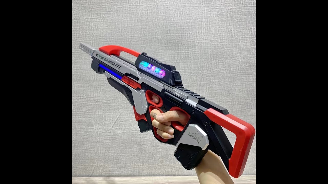 637A electric telescopic voice gun, light and sound effects,334 ...