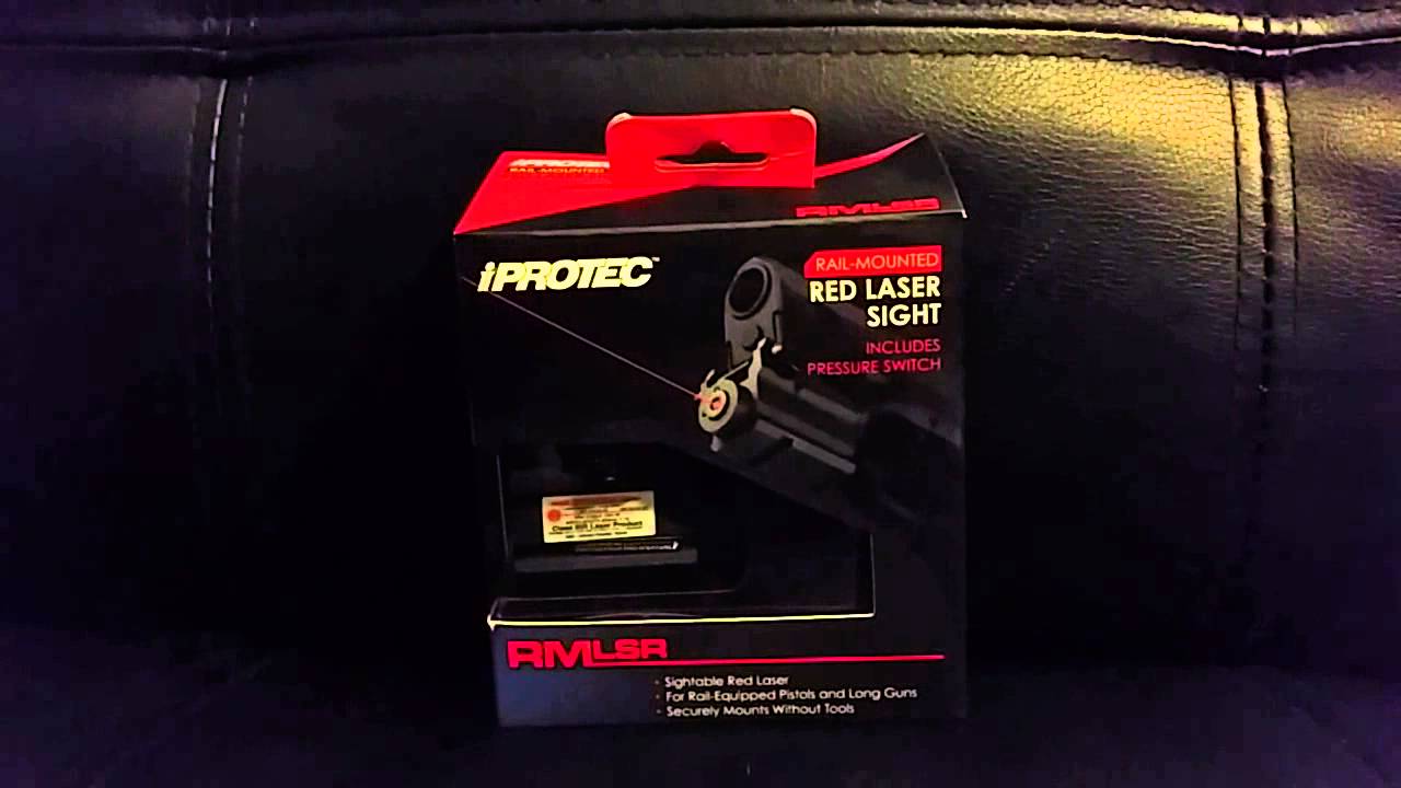 Iprotec red laser sight opinion/review - YouTube