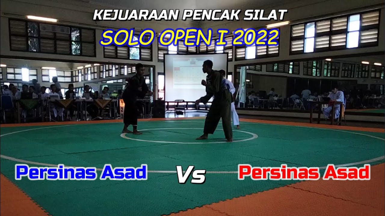 🔴Persinas Asad 🆚️ Persinas Asad Kejuaraan Pencak Silat Solo open I 2022 ...