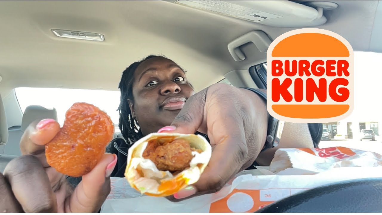 Burger King Fiery Buffalo Chicken Wrap & Nuggets | Food Review - YouTube