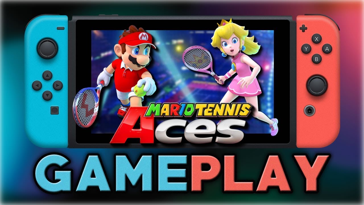 Mario Tennis Aces | Mario vs Peach - YouTube