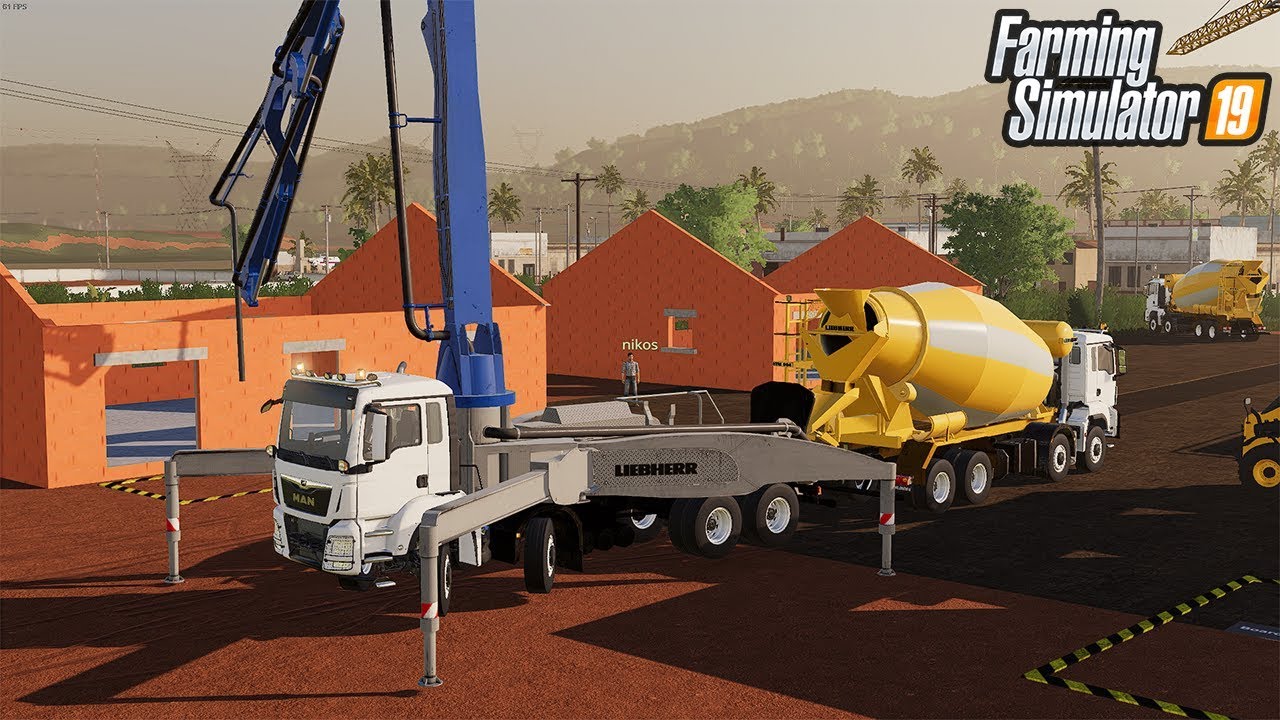 Throwing Concrete On Multiplayer||FS19 MINING MODS - YouTube