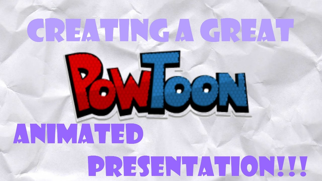 HowTo | Creating a Great Animated Presentation with PowToon Online for ...