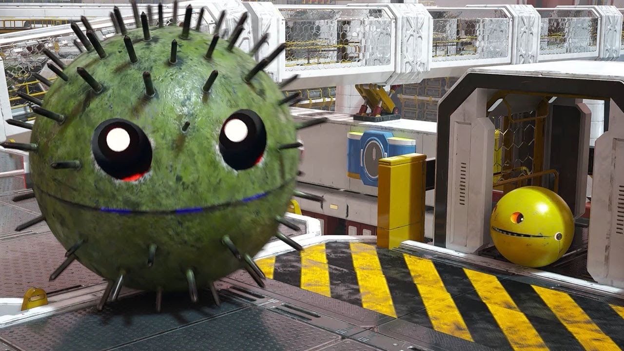 Pacman and Robot Fish Face Off in an Epic Underwater Battle with ...