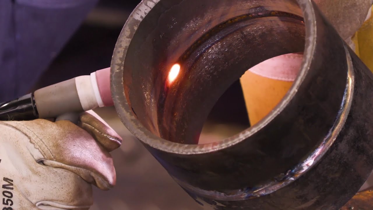 How to Welding 6G TIG Root Pass-7018 Caping - YouTube
