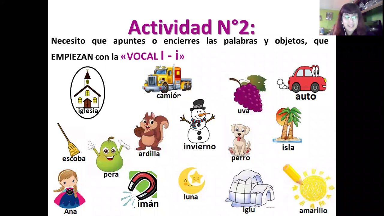 Identificar Sonido Vocálico Inicial I - U - YouTube