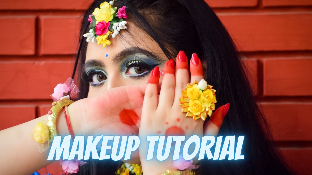 Aesthetic Radha Rani Makeup Tutorial • Bolo Radhe Krishna 🙏🏻 ...