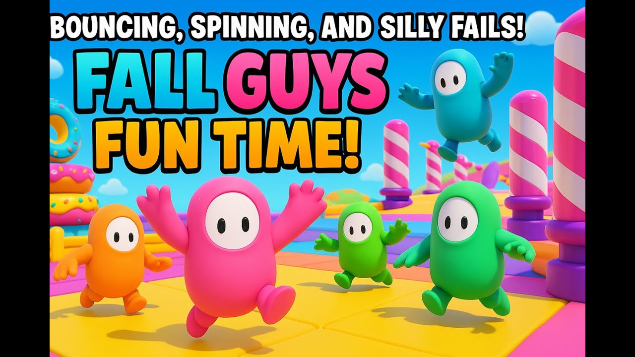 Bouncing, Spinning, and Silly Fails! Fall Guys Fun Time - YouTube