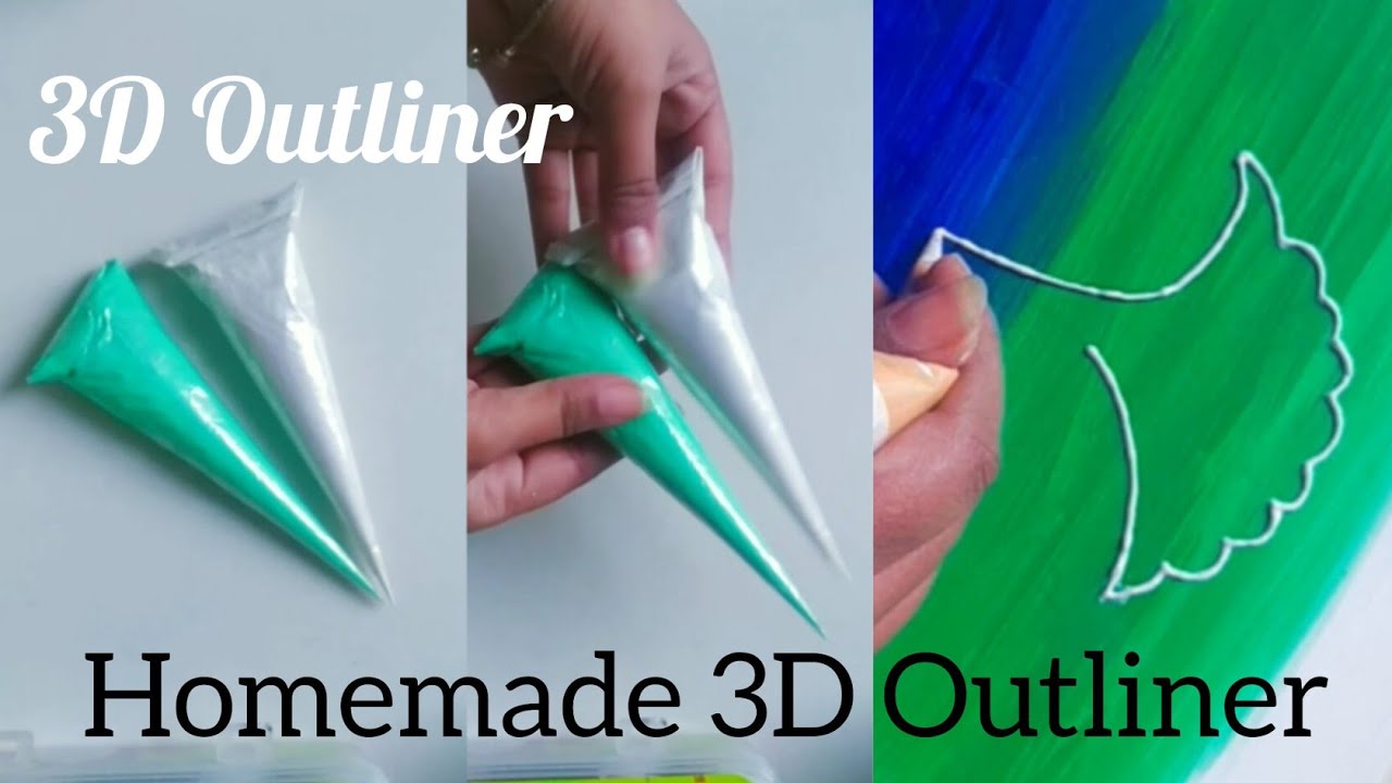 Homemade 3D Outliner | How To Make 3D Outliner At Home || DIY Puffy ...