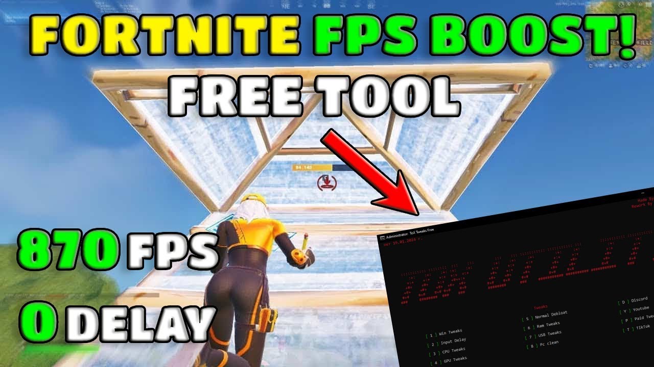 FREE Chapter 5 FPS Boost Tool🚀(Boosts FPS, Lowers Input Delay) - YouTube