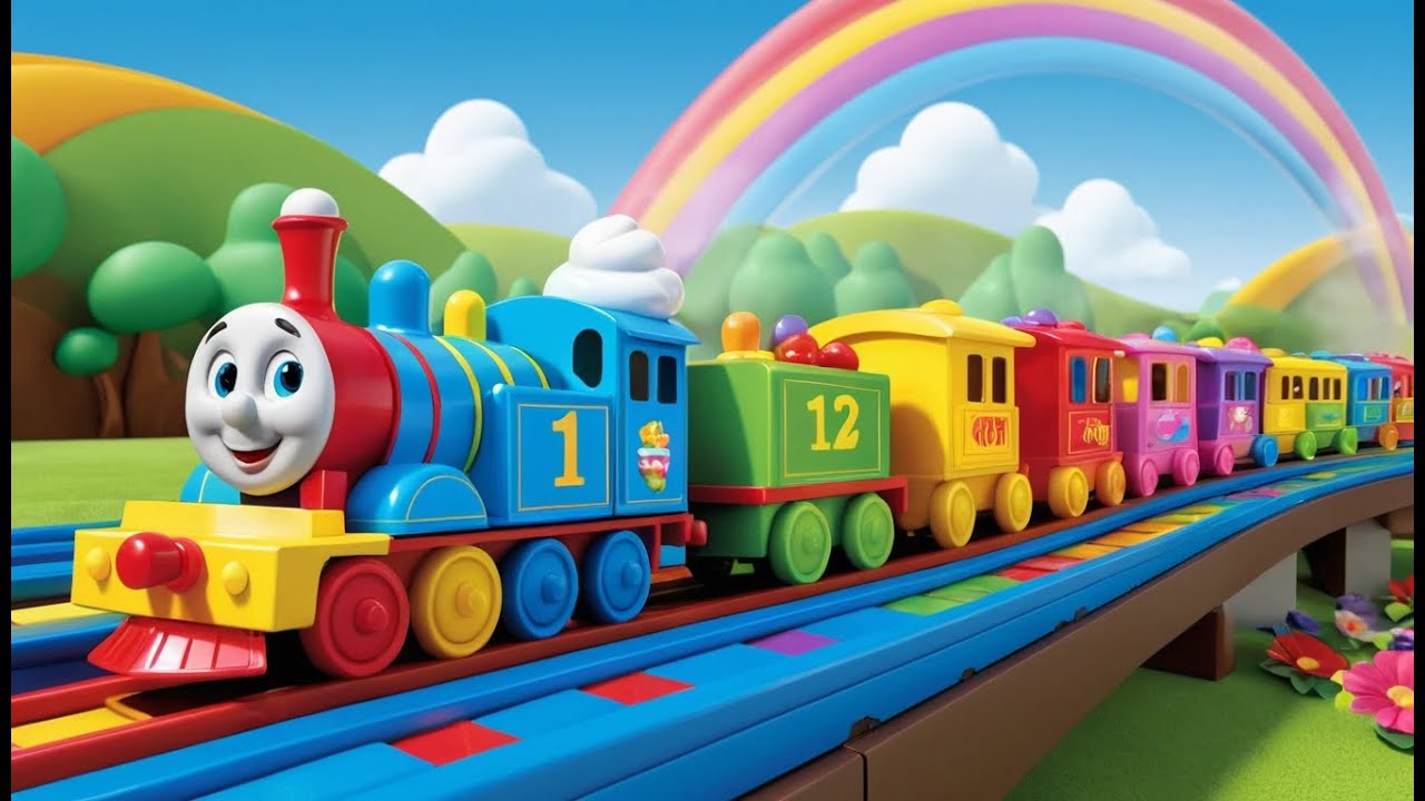 Choo Choo! The Train on the Track | Fun Train Song for Kids | Train ...