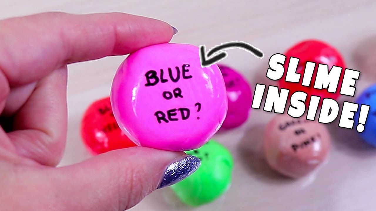 CLAY CRACKING ASMR - Guess The Slime Color Inside Challenge! Clay ...