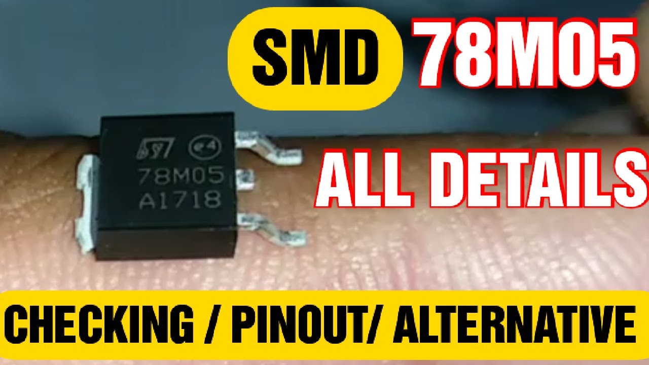 how to check smd 78m05 l 78M05 ic checking process l Test 78m05 smd l ...