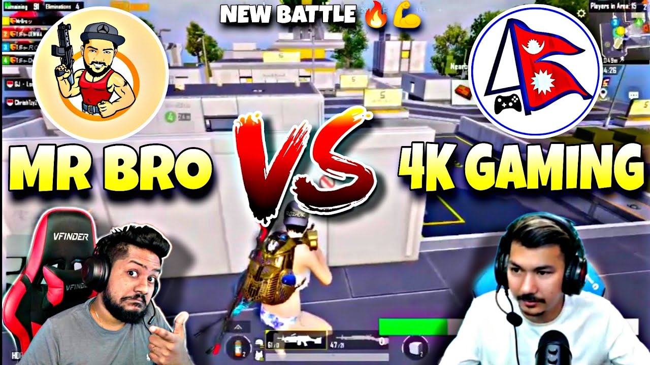 Mr Bro Vs 4K Gaming Nepal || New Battle In Erangel Map || Pubg Mobile ...