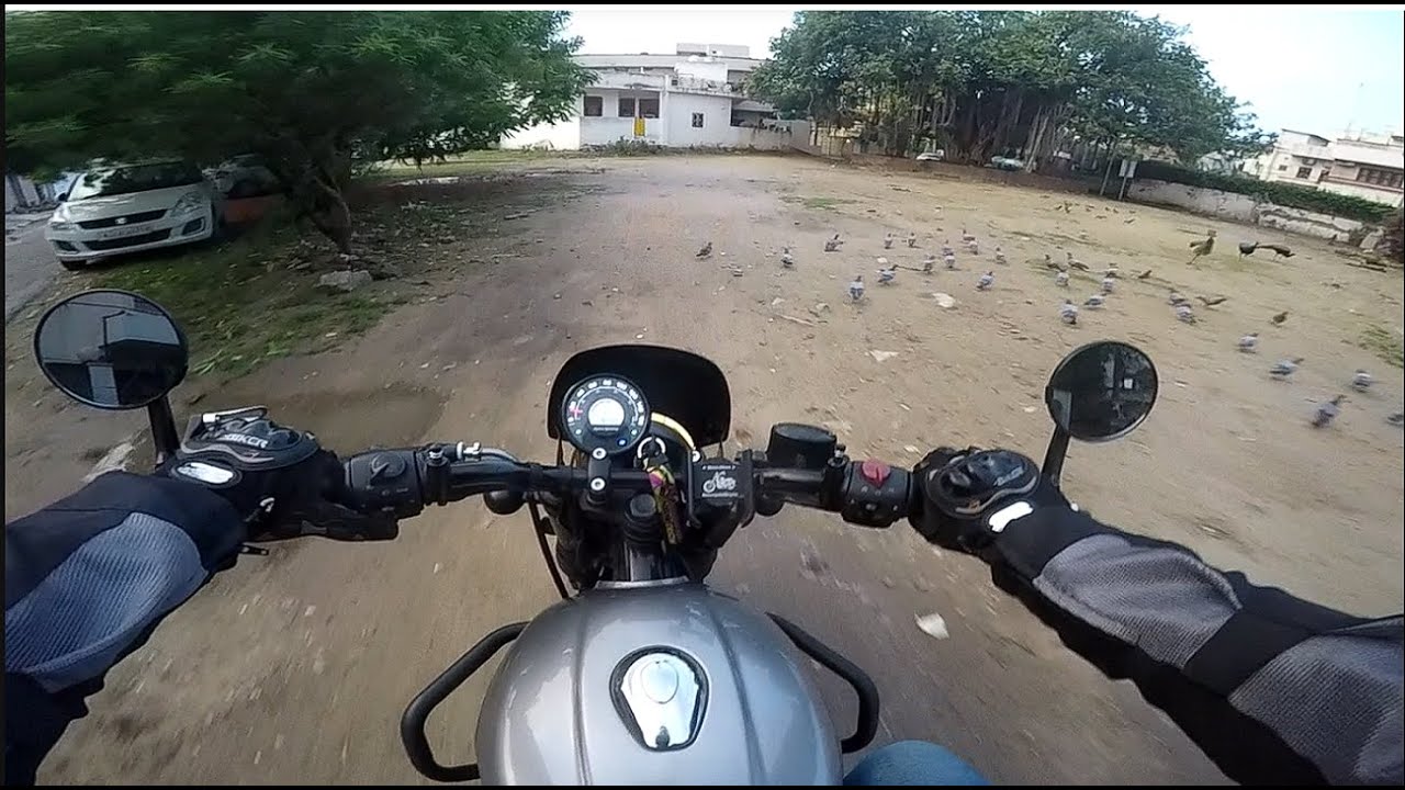 Random Monsoon Ride On Hunter 350 Jaipur!! - YouTube