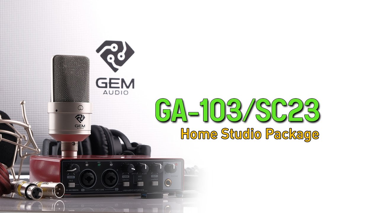 GA-103/SC23, Home Studio Package - YouTube