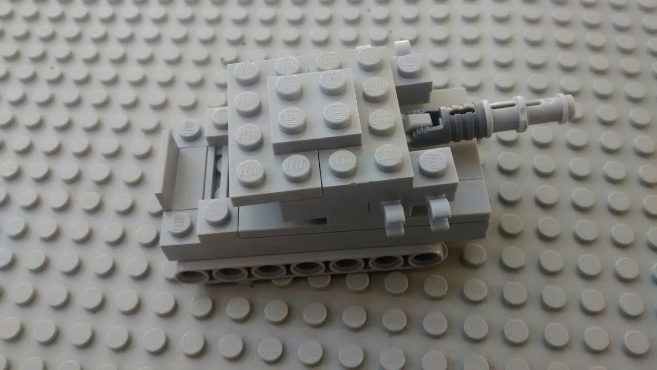 Tuto micro tank lego : 1 - YouTube
