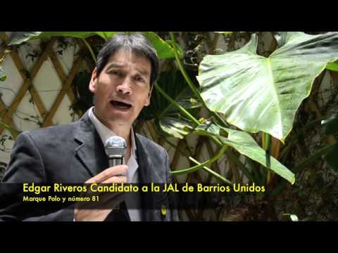 Edgar Riveros Edil en la Localidad de Barrios Unidos busca su ...