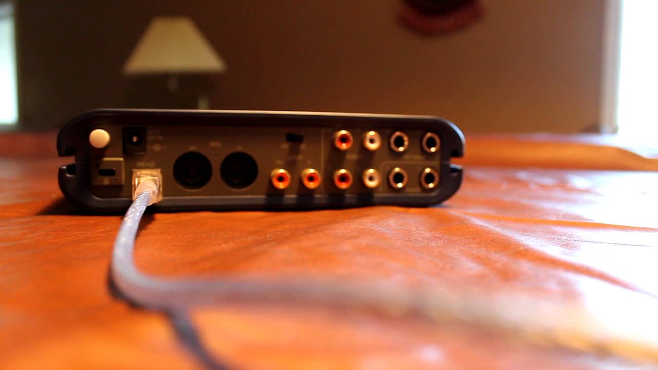 How To Set Up An Audio Interface (Fast Track Pro) To Speakers - YouTube
