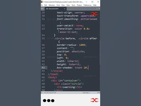 Super Circle | HTML CSS - YouTube