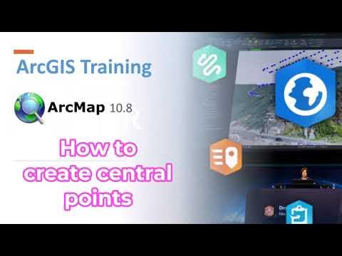 How to convert polygon to points in ArcMap 10.8 - YouTube