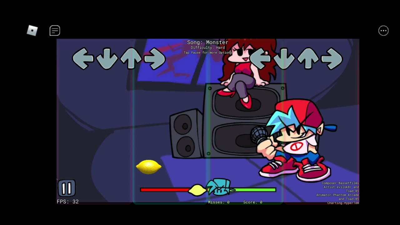 Fnf monster gameplay - YouTube