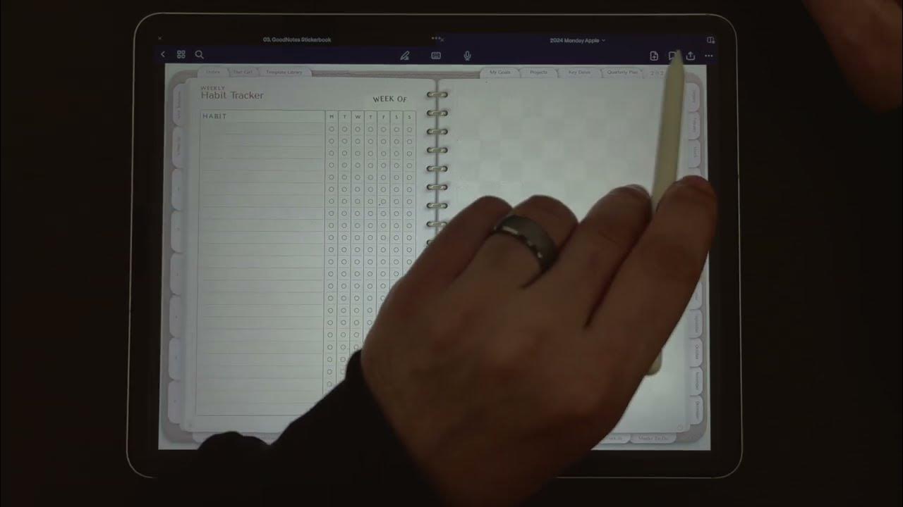 How to Duplicate , Copy template and delete page In Goodnotes App - YouTube