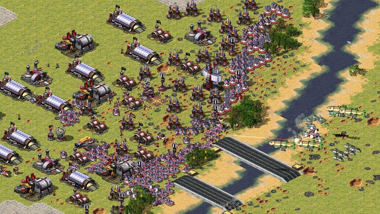 Red Alert 2 | Extra hard AI | 7 vs 1 | Great britan vs 7 random - YouTube