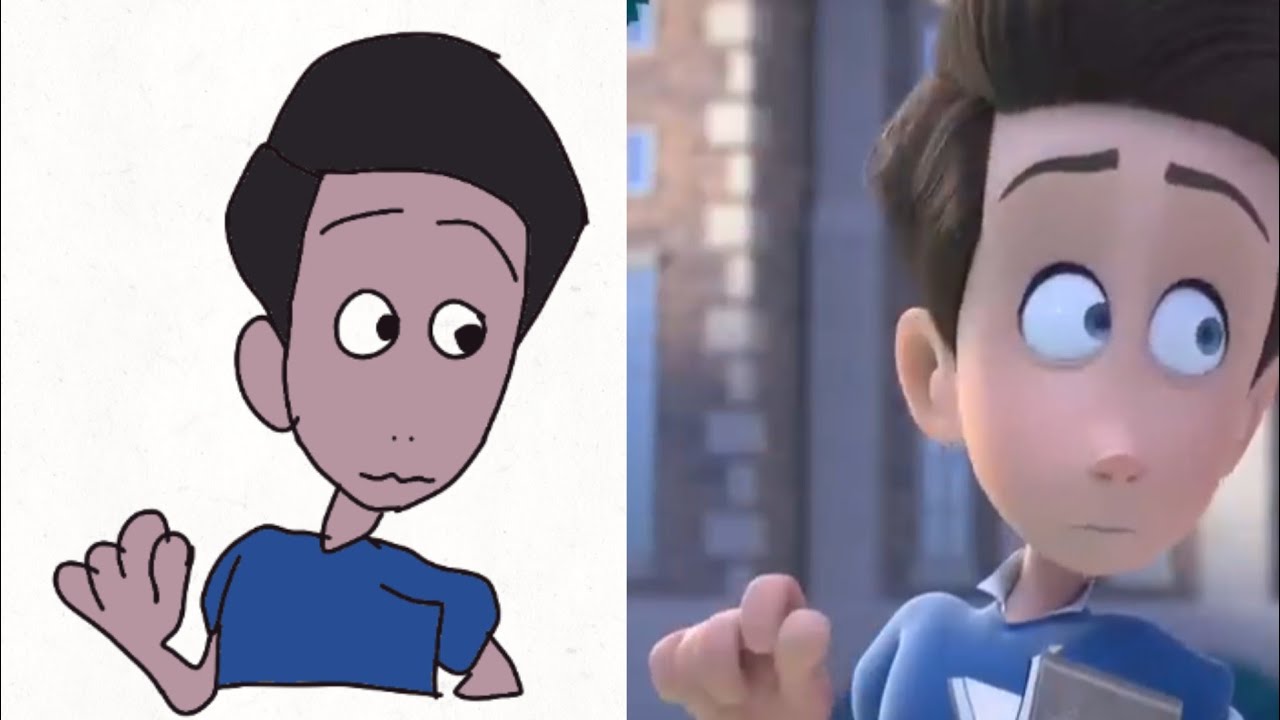CGI Animated Short Film "In a Heartbeat| Funny Drawing meme| - YouTube
