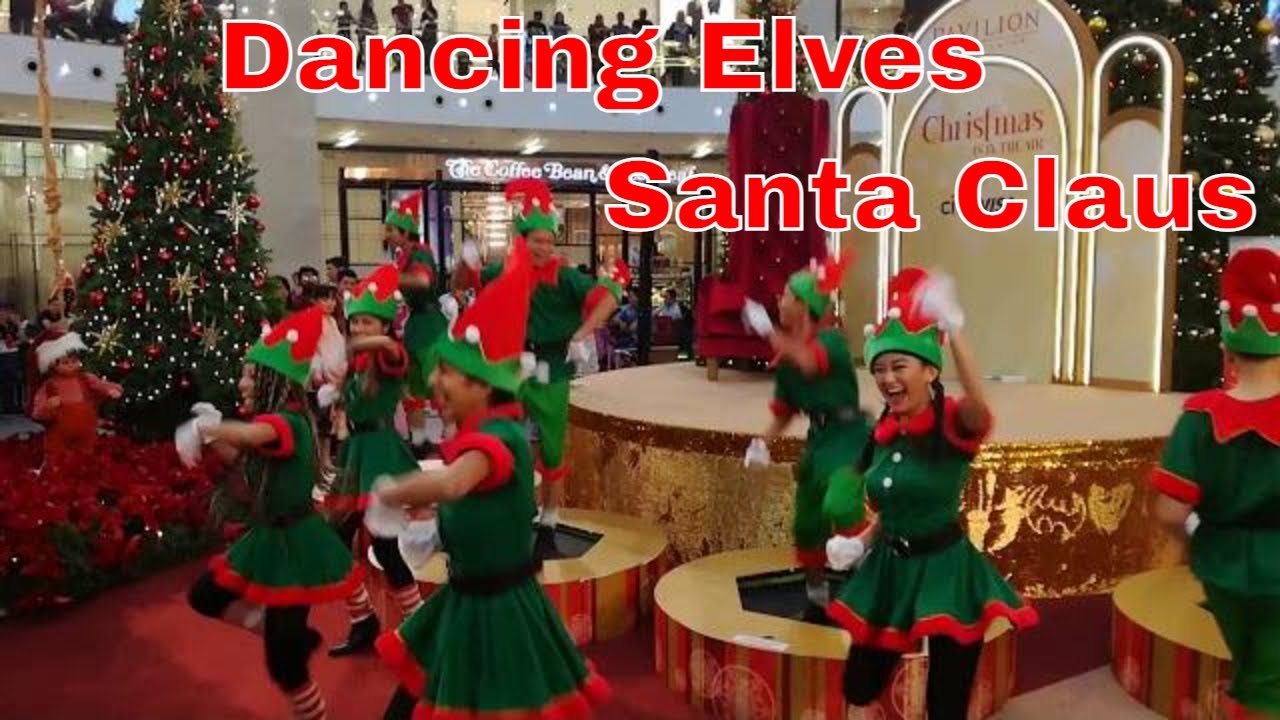 Santa Claus Elves Dancing Show - YouTube