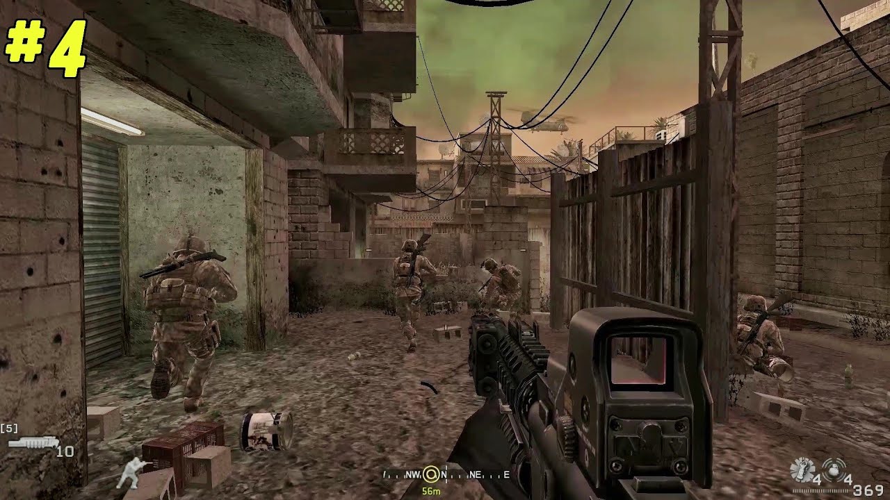 CALL OF DUTY 4 MODERN WARFARE GAMEPLAY WALKTHROUGH PART 4 - YouTube