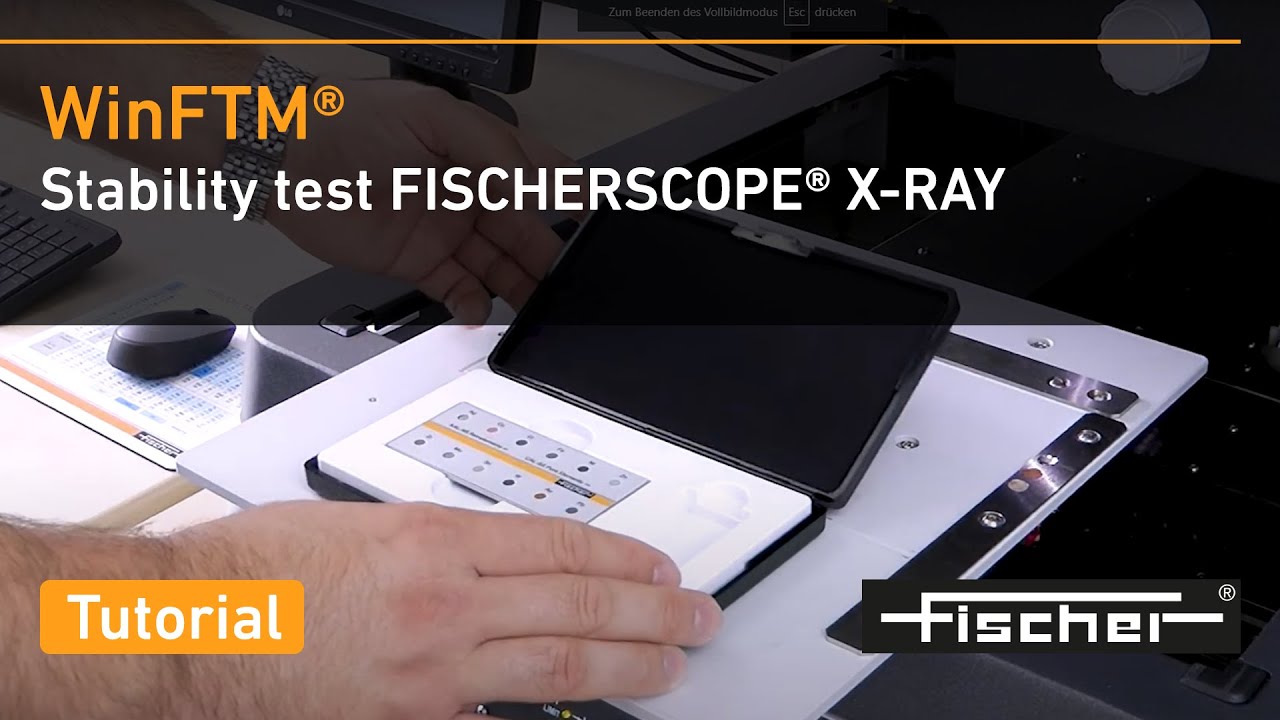 Stability test FISCHERSCOPE® X-RAY tutorial | Fischer - YouTube