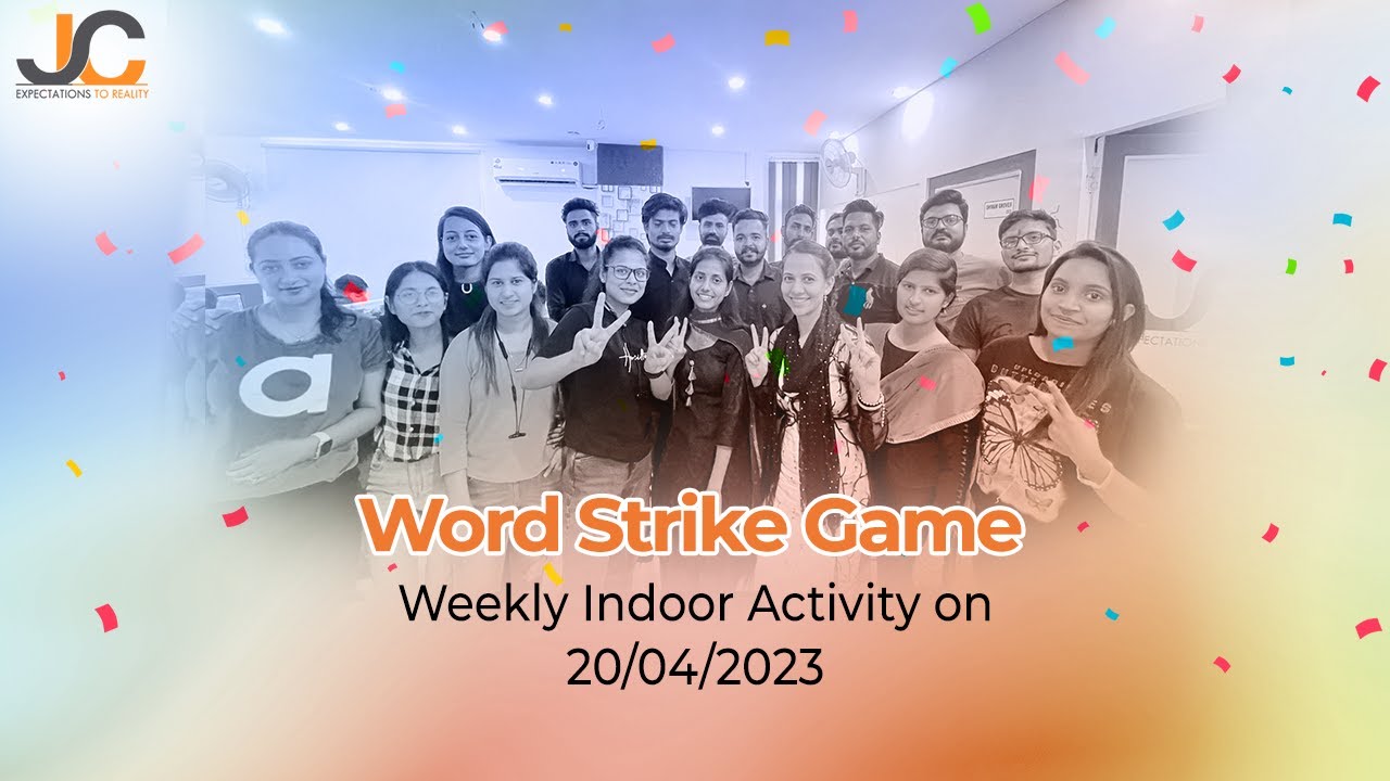 Word Strike | Weekly Indoor Activity | JC Software Solution - YouTube