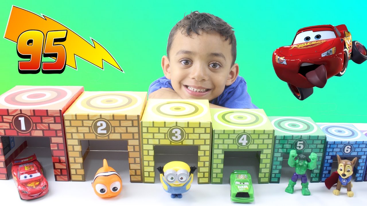 Learn Colors and Numbers with Disney Cars 3 Lightning McQueen - YouTube