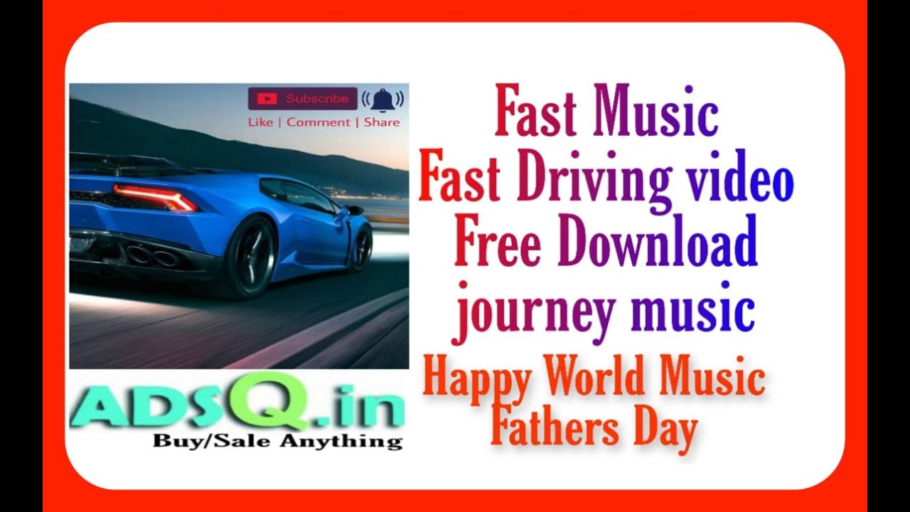 Fast Driving video with Music Free Download #music #fastmusic # ...