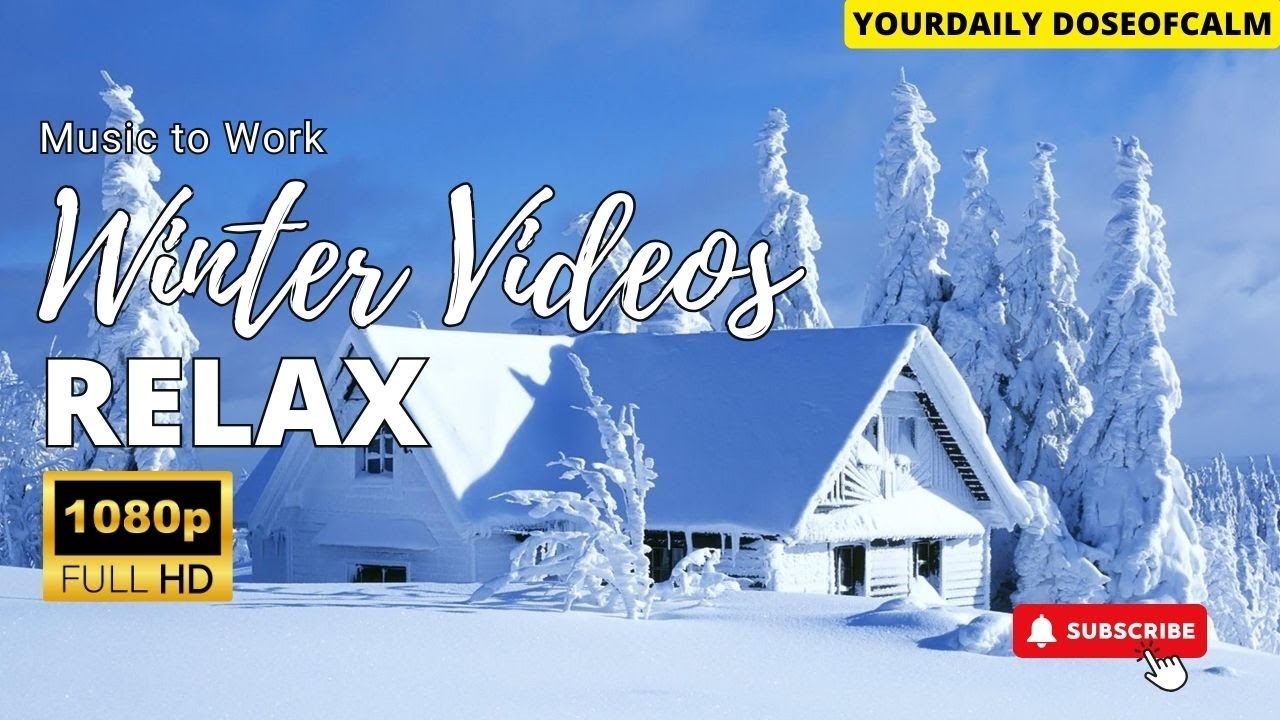 Beautiful Winter & Piano Music, Peaceful Calm Instrumental Music ...