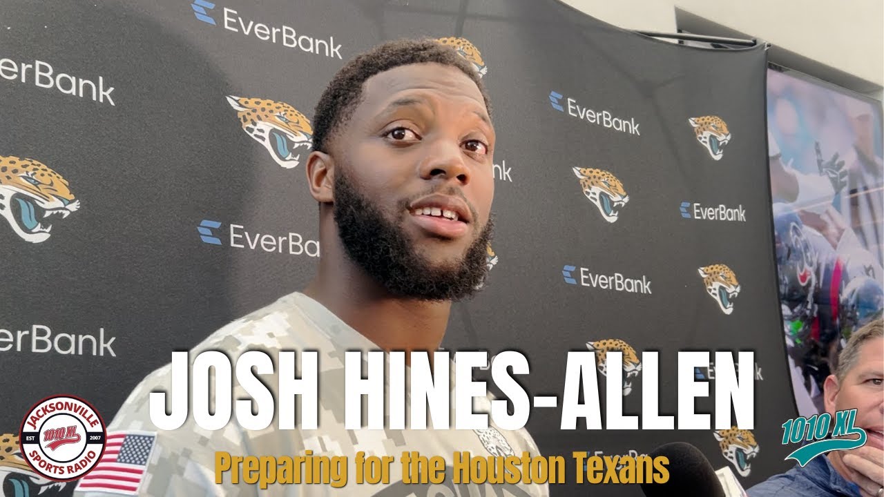 Jacksonville Jaguars Edge Josh Hines-Allen on preparing for the Houston ...