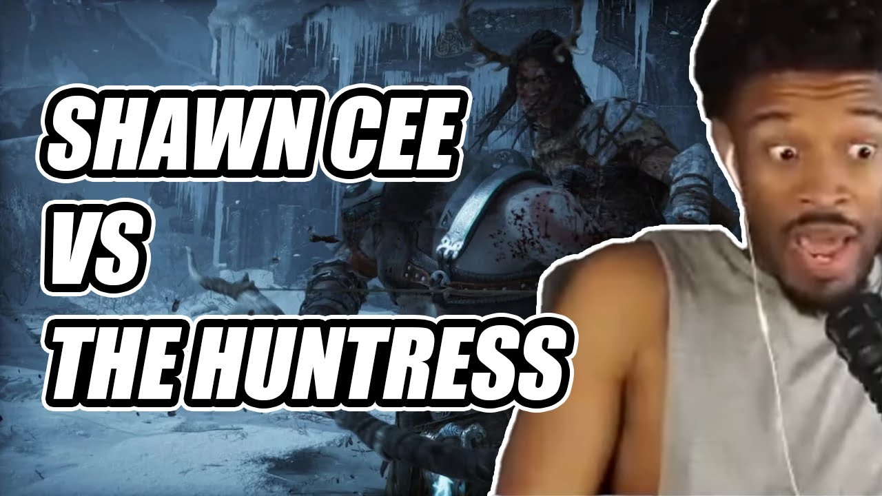 Shawn Cee VS THE HUNTRESS | God of War Ragnarok Highlights - YouTube