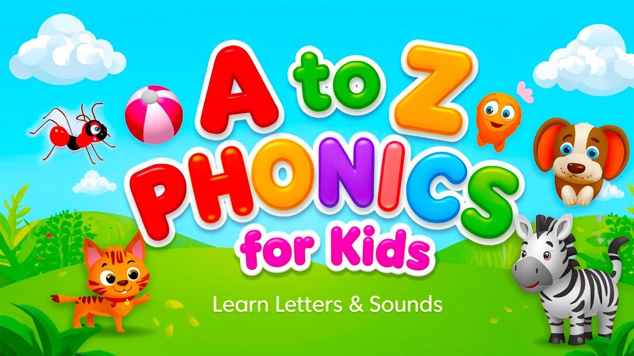 A to Z Phonics Song 🔤 | ABC Alphabet Song for Kids | Learn Letters with ...