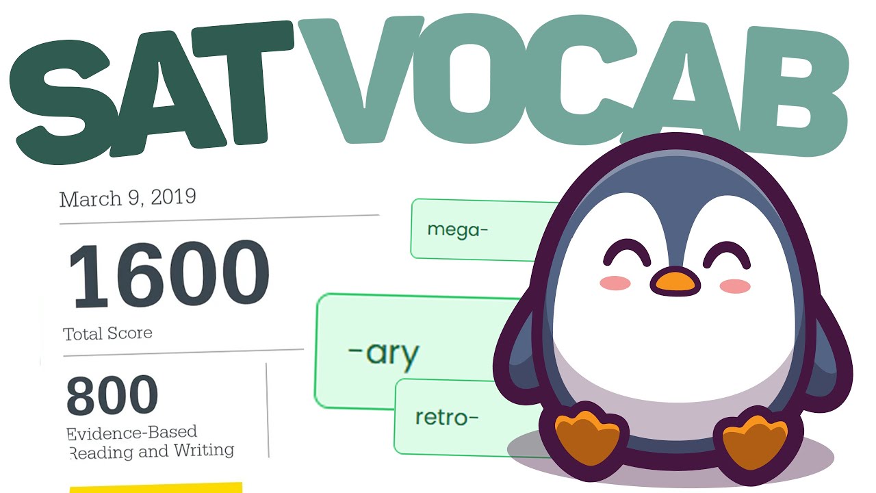 The LAST SAT Vocab Guide You'll Ever Need - YouTube