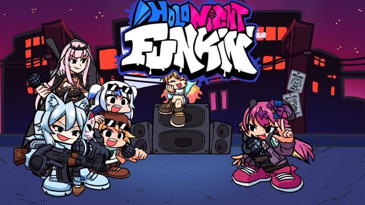 HoloNight's Funkin' - (BOTAN UPTADE) - YouTube