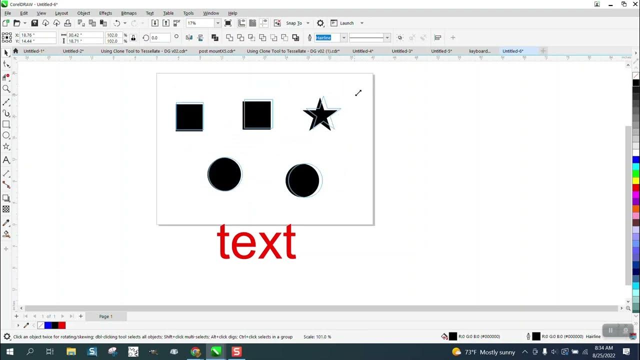 Corel Draw Tips & Tricks Select all Objects and more - YouTube