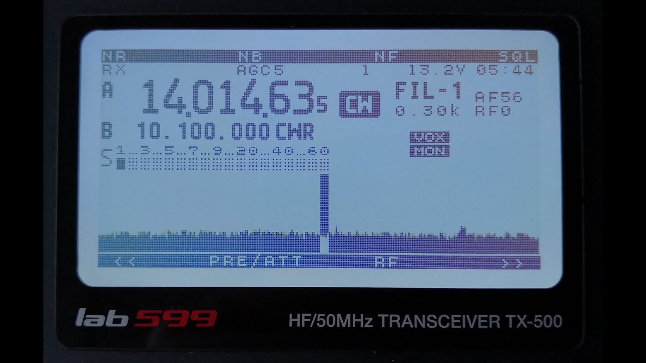 LAB599 Discovery TX-500. RX CW/SSB/AM. - YouTube