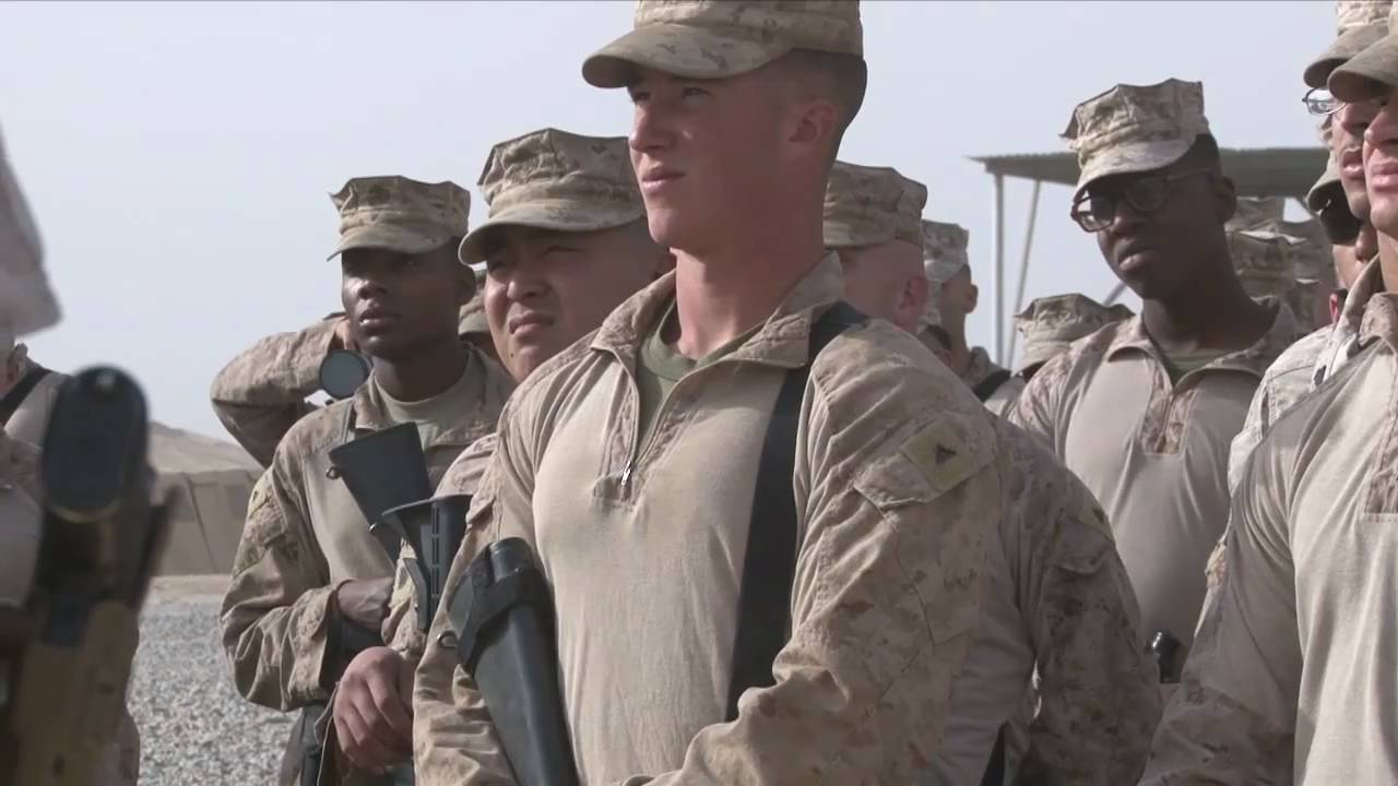 2nd Battalion, 3rd Marines visited by Commandant and Sgt. Maj. of the ...