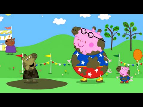 Daddy Pig Muddy Puddle Jump | Games For Preschooler Education Apps For ...