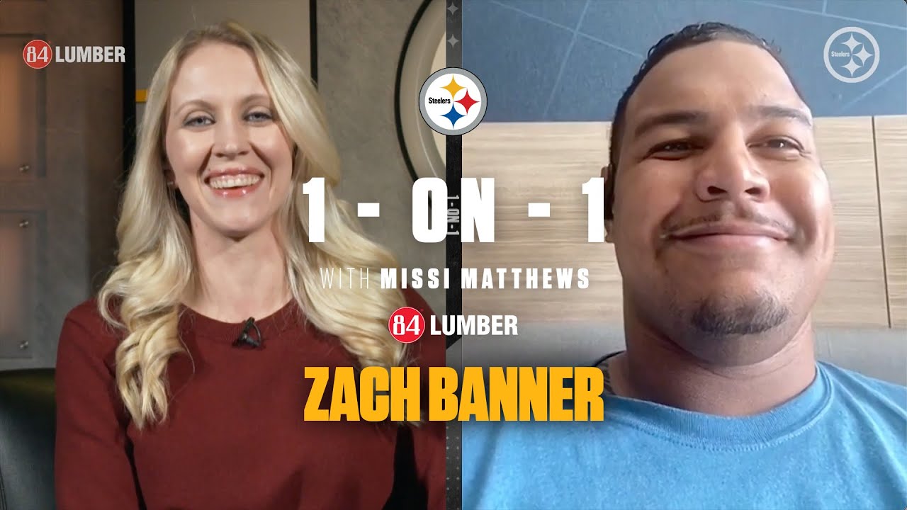 1-on-1 with Missi Matthews: Zach Banner | Pittsburgh Steelers - YouTube